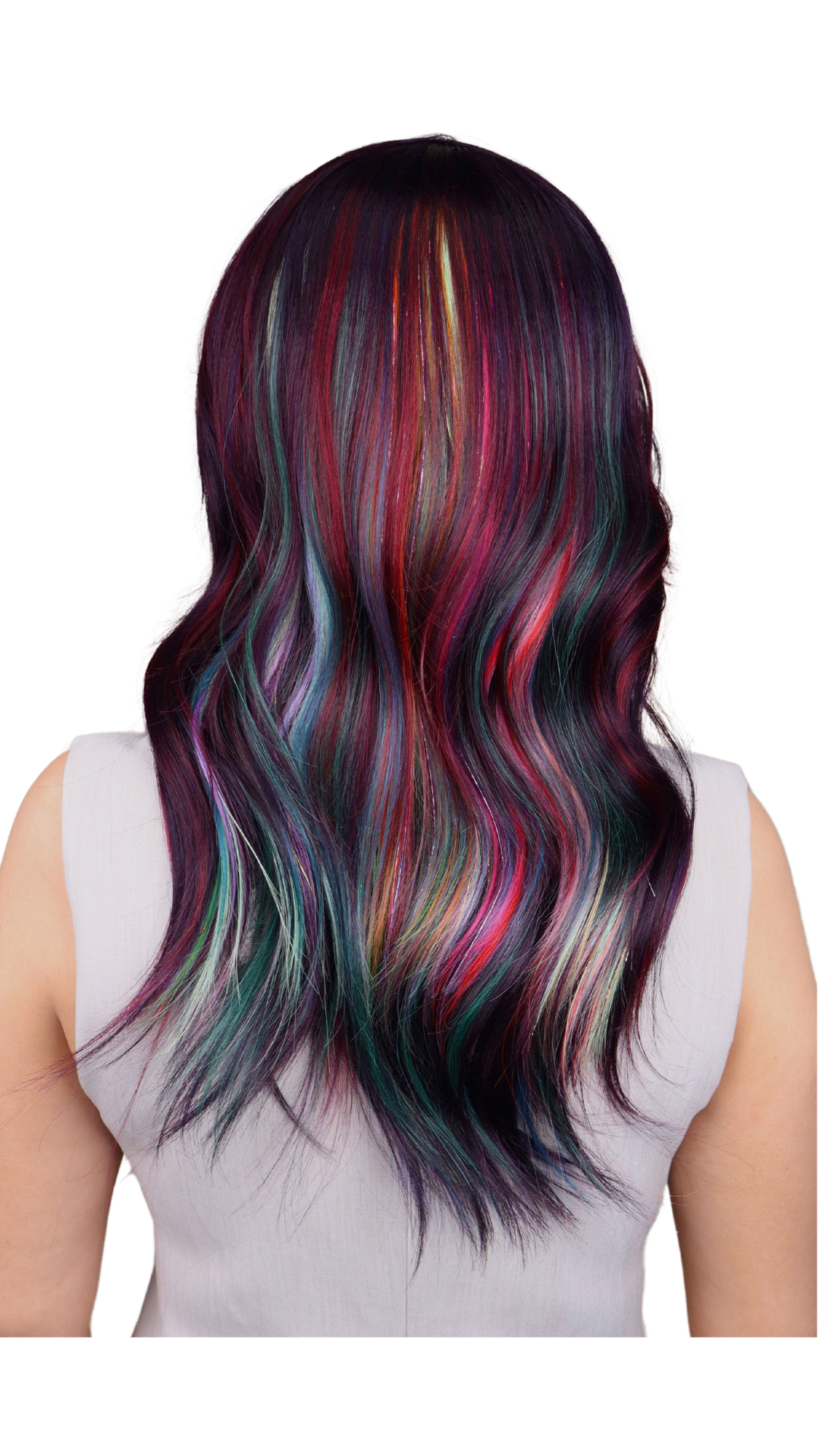 Kinsley (Oil Slick Rainbow Sparkle) Large